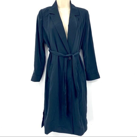 J. Crew | Jackets & Coats | J Crew Belted Waist Long Trench Coat ...
